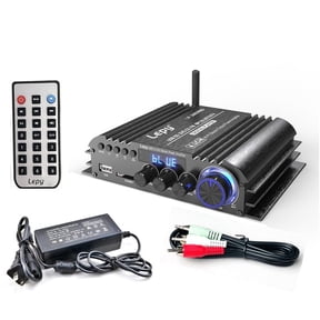 LineYDI 800W 2 Channel bluetooth Mini HIFI Power Amplifier Audio Stereo ...
