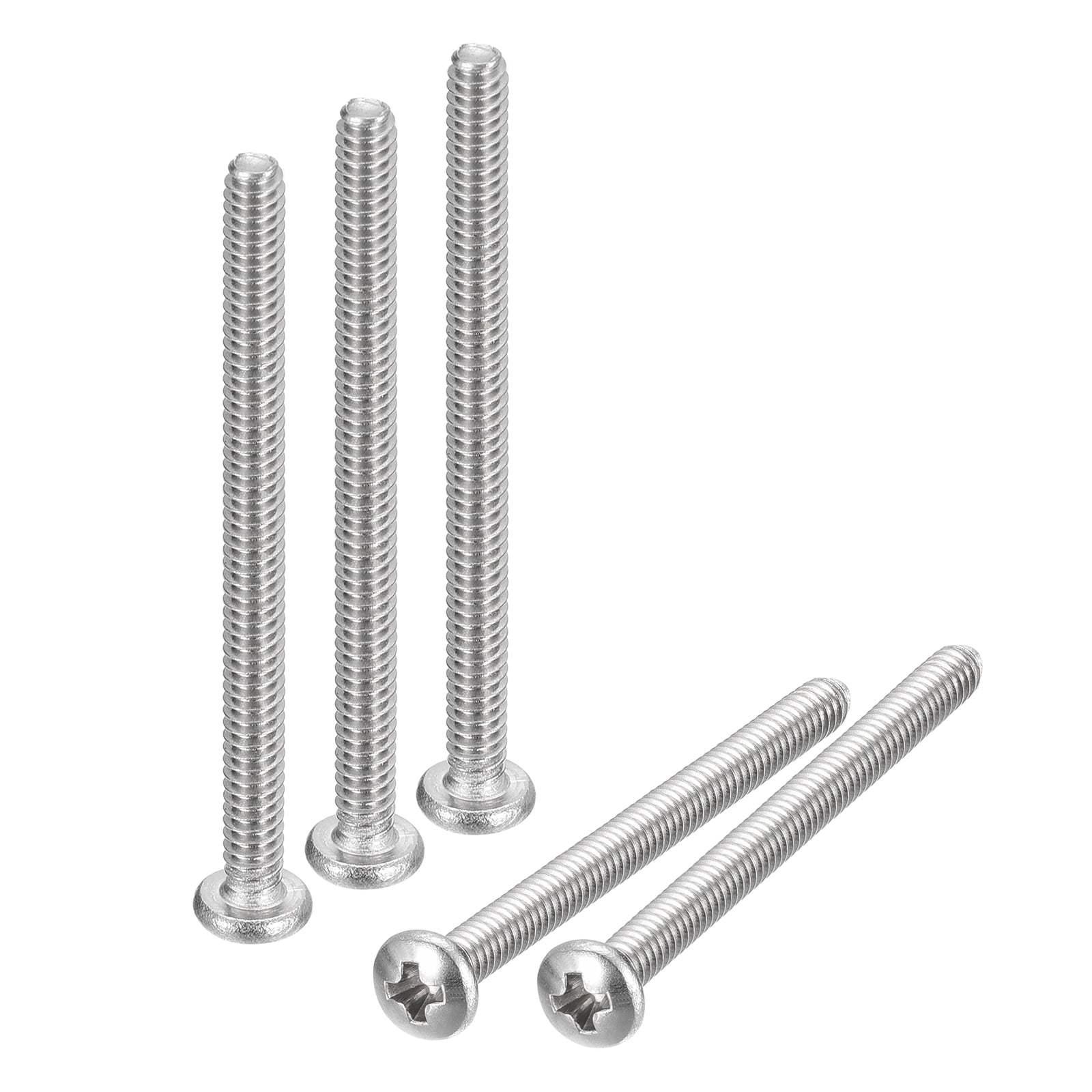 #4-40x1-1/2" Pan Head Machine Screws, 304 Stainless Steel Screw, Pack ...