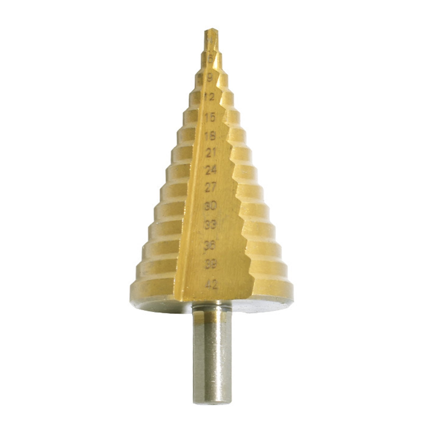 4-42mm Steel Alloy Straight Grooves Step Drill Bit for Metal and ...
