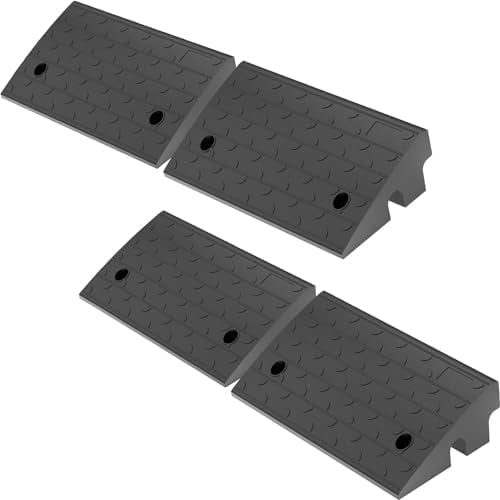 4”/5"/6"/7" inch Rise Height Driveway Curb Ramps, Car Ramp, Motorcycle ...