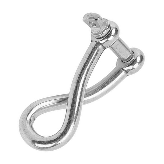 4/5/6/8/10/12mm Heavy Duty Shackle 316 Stainless Twist Shackle Twisted ...