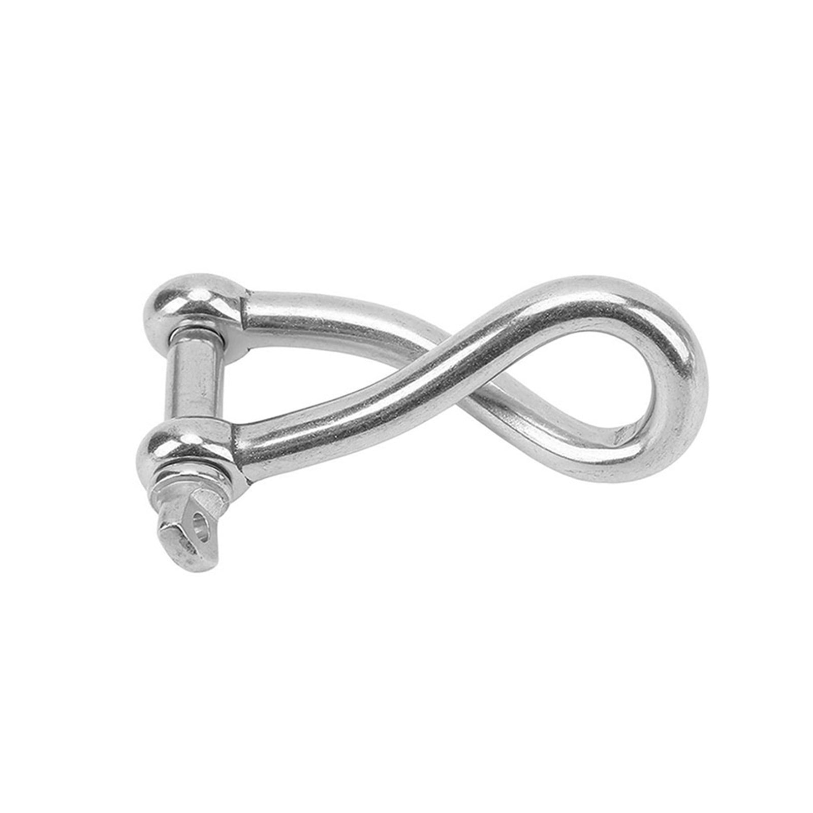 4/5/6/8/10/12mm Stainless Twist Shackle Screw Pin Shackle Twisted ...