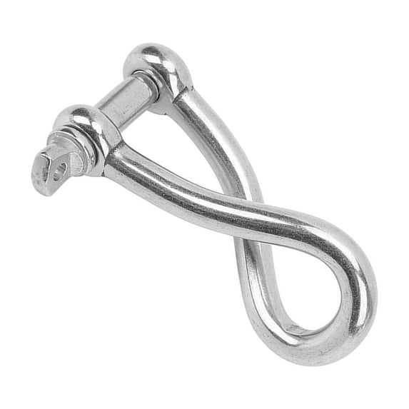 4/5/6/8/10/12mm Twisted Shackle Screw Pin Screw Pin Shackle Heavy Duty ...