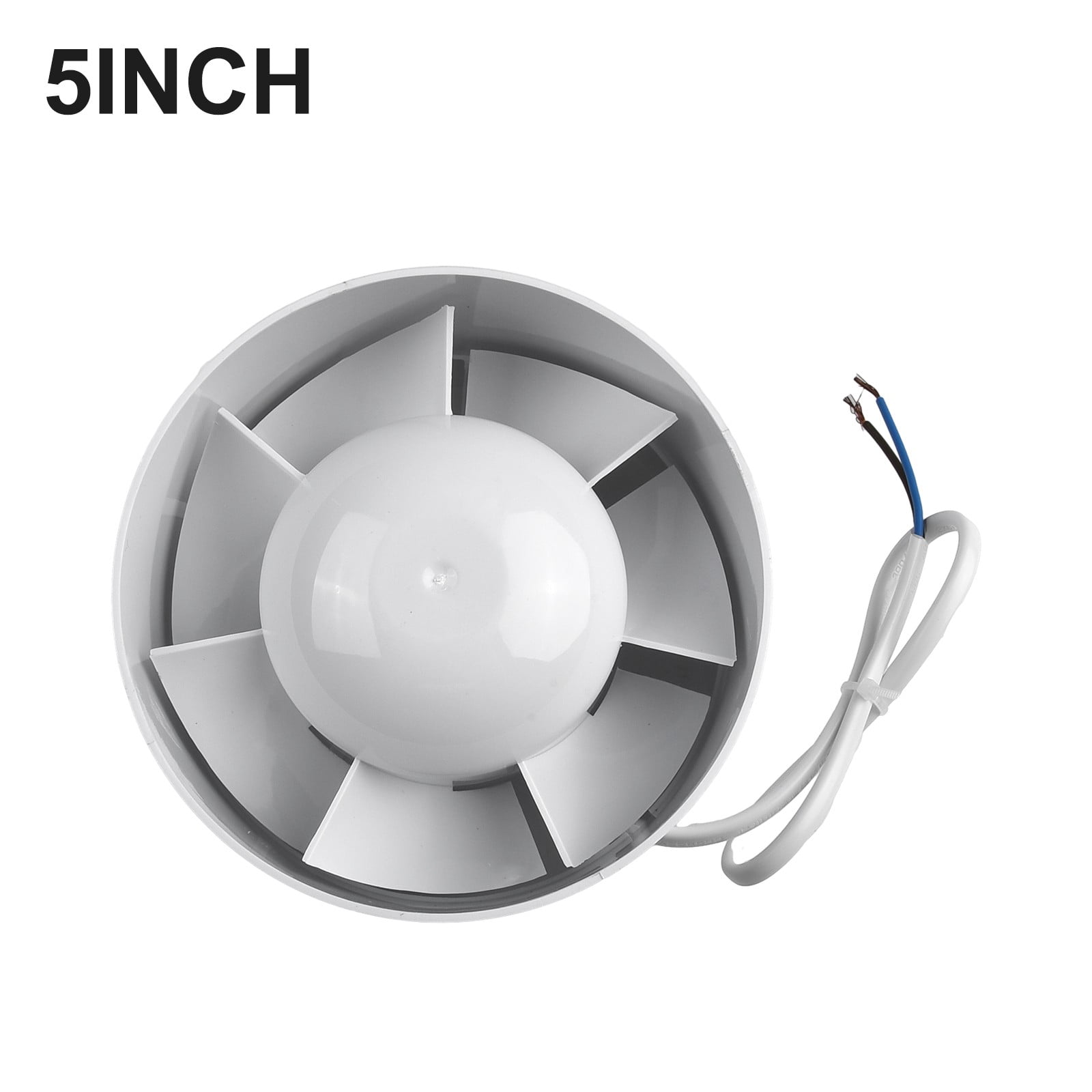 4 5 6 Inch In-Line Extractor Fan Air Blower For Bathroom Kitchen Toilet ...