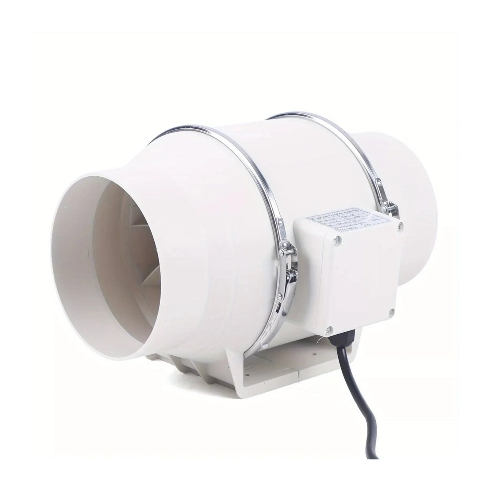 4'' 5'' 6" Inline Duct Fan Ventilation Exhaust Blower Fans Quiet for ...