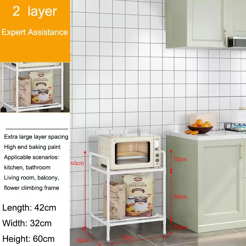 4/5/6 Layer Kitchen Racks Multi-Level Household Storage Shelves ...