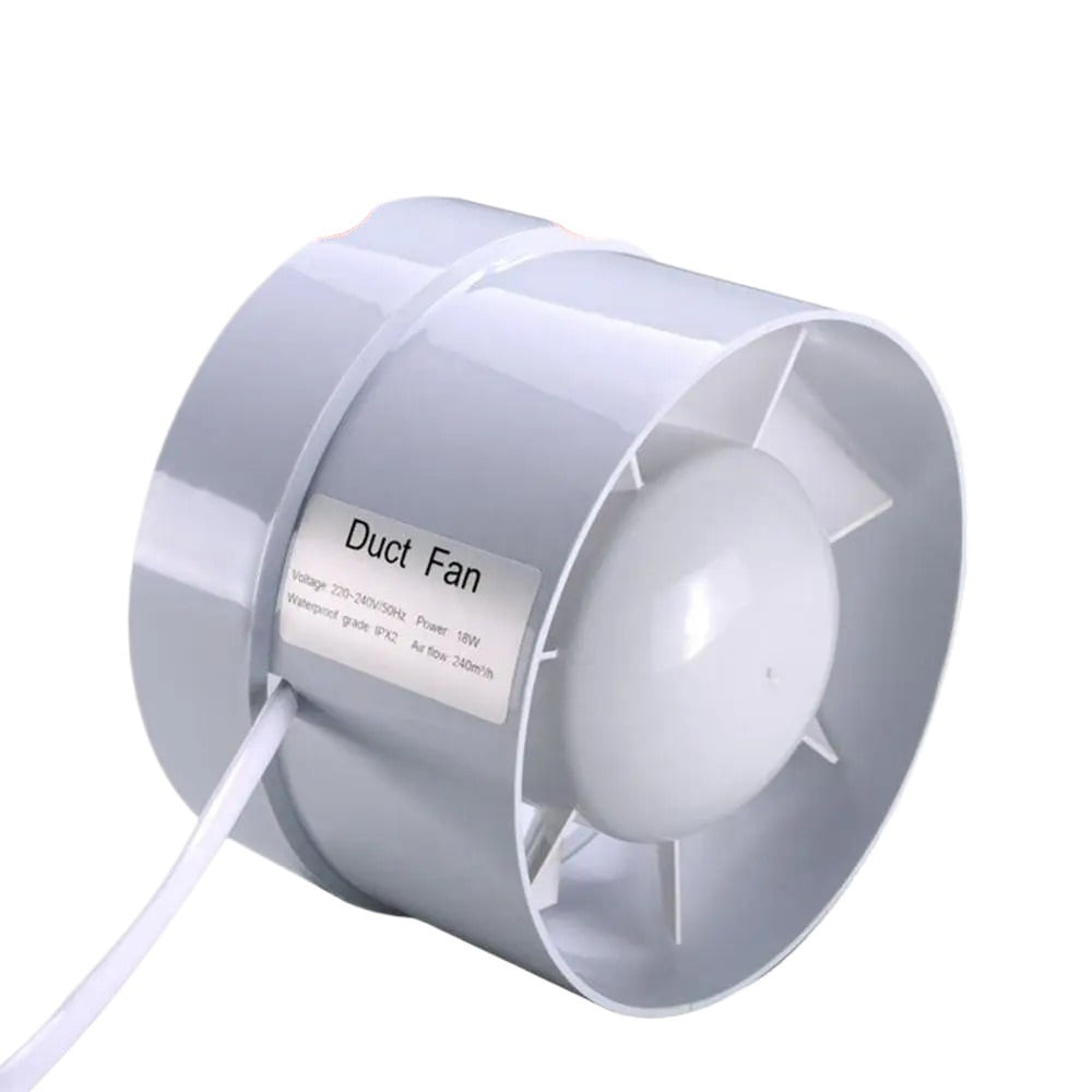 4/5/6 inch Silent Ventilation Air Vents Ventilator Extractor Exhausted ...