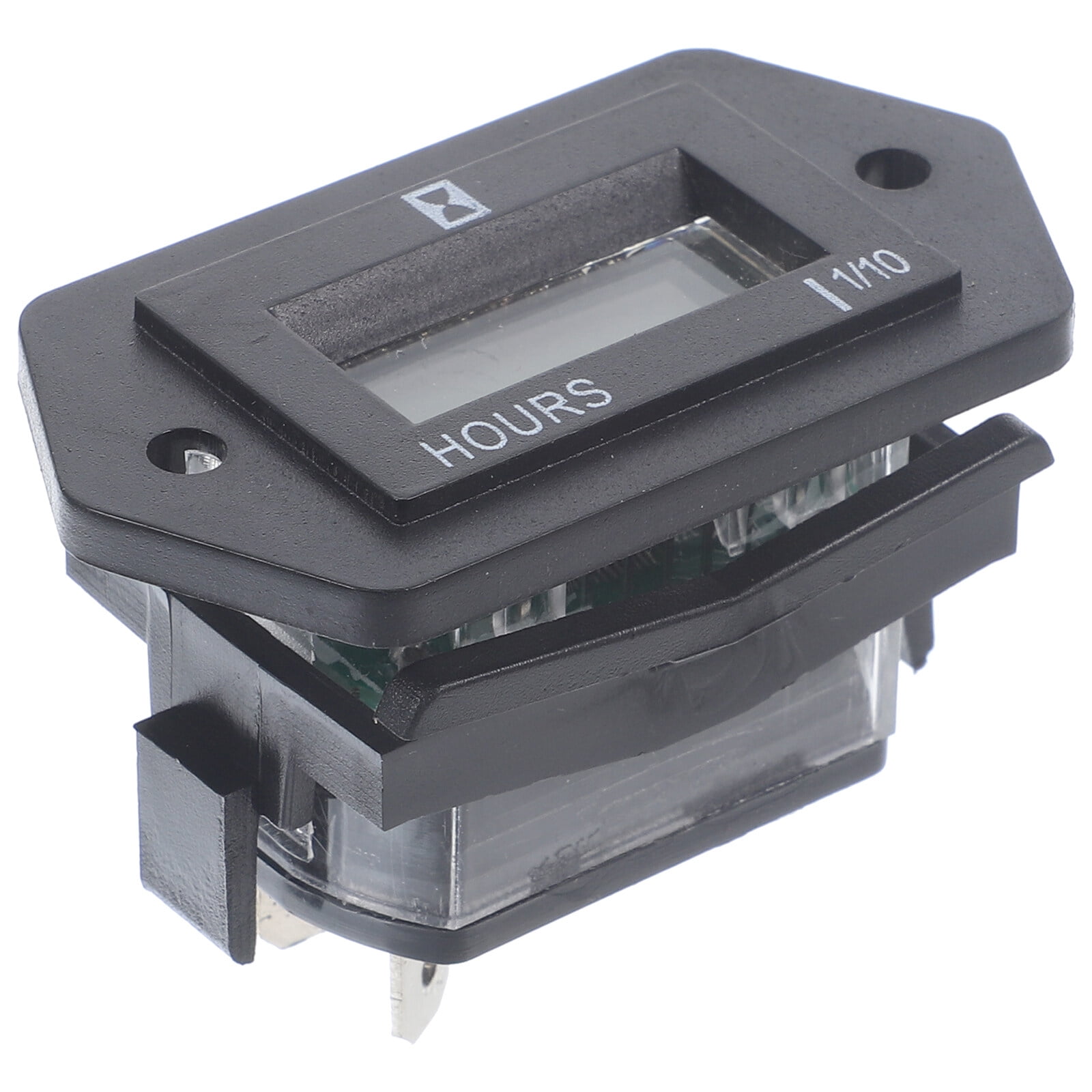 4.5-60V Waterproof Timer Practical LCD Display Hour Meter - Walmart.com