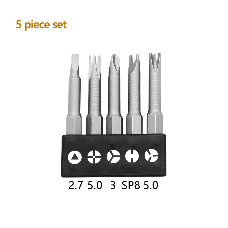 4/5/7/13PCs Special-shaped Screwdriver Bits Slotted Phillips Triangle ...