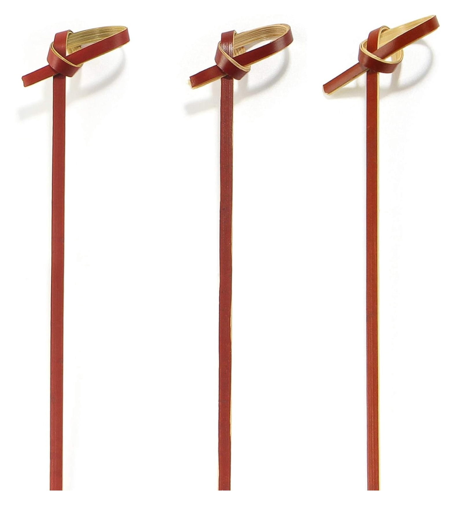 4.5" Bamboo Tea Knot Skewer Picks for Cocktails and Hors' D'oeuvres ...