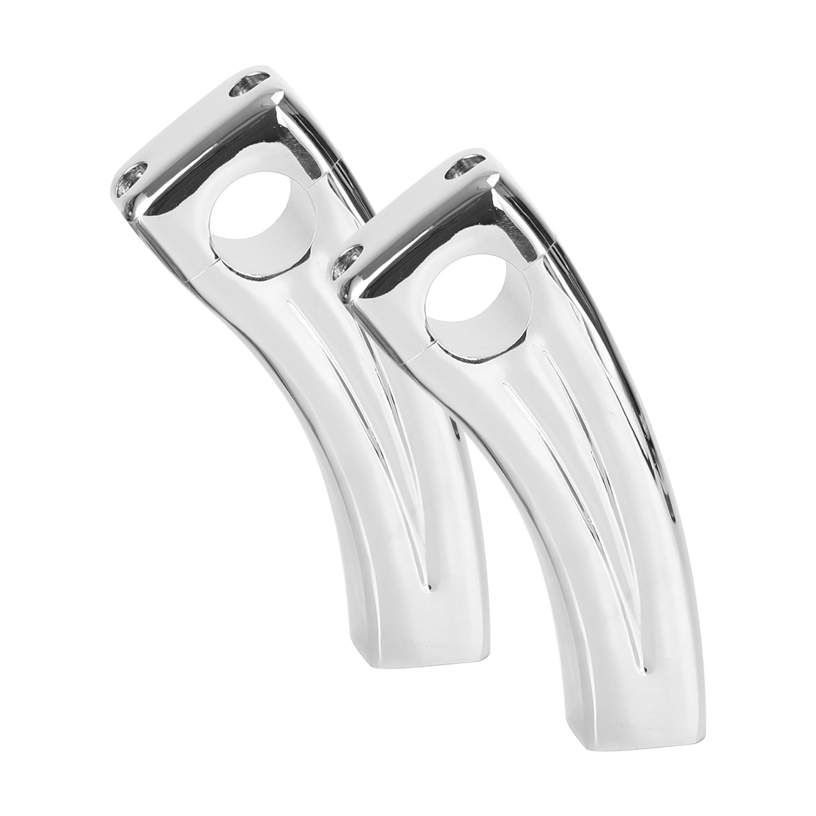 4.5" Billet Aluminum 1" Handlebar Risers 1.5" Pullback Extensions Kit ...