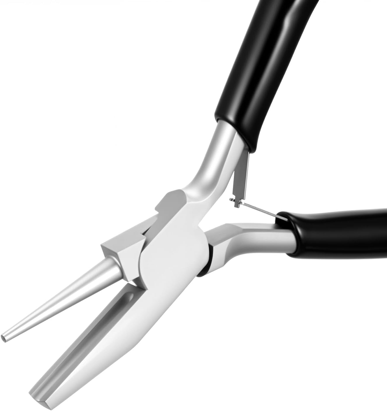 4.5" Concave Round Nose Pliers, Jewelry Making Wire Looping Pliers Tool ...
