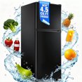 UrbanSync Mini Fridge with Freezer, 4.5 Cu.ft, 2-Door, Adjustable Temp ...