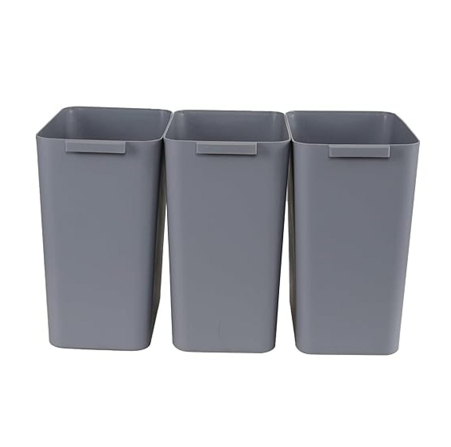 4.5 Gallon Small Plastic Waste Basket, Office Garbage Cans, 3 Packs ...