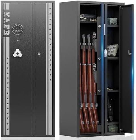 4-5 Gun Safe, Gun Safe for Rifles and Pistols, Large Gun Safes for Home ...