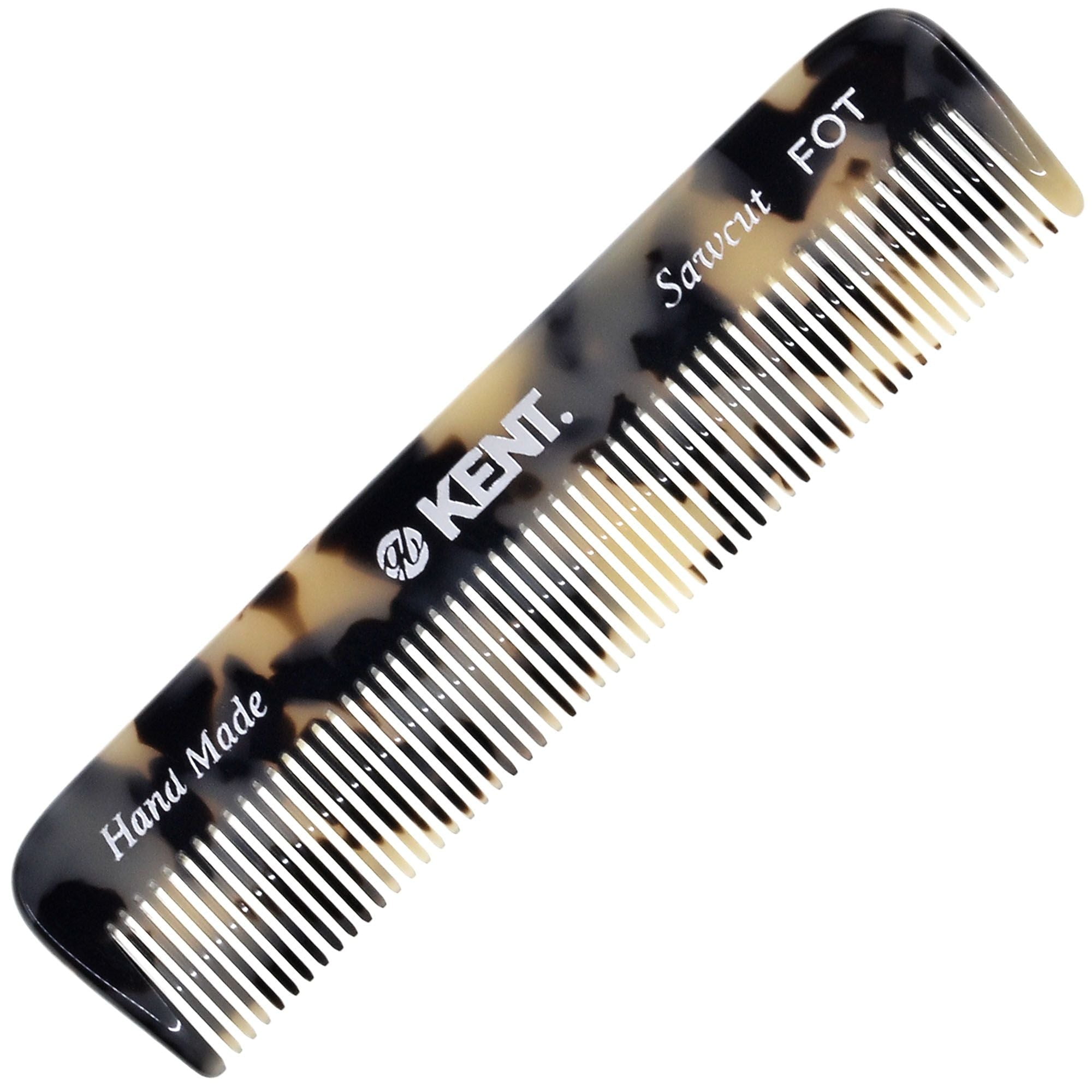 Kent A FOT Handmade All Fine Tooth Saw Cut Beard Comb - Pocket and ...