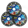 4.5 Inch Diamond Saw Blade 2-Pack, Wet Dry Cutting Disc for Glass ...