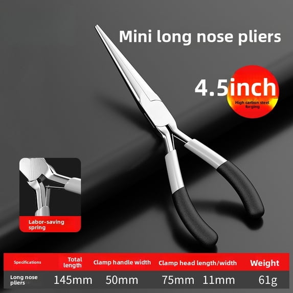 4.5-Inch Mini Pliers Set, Multi-Purpose Small Wire Cutters for ...