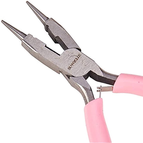 4.5 Inch Round Nose Pliers Wire Cutter 4-in-1 Mini Precision Pliers ...
