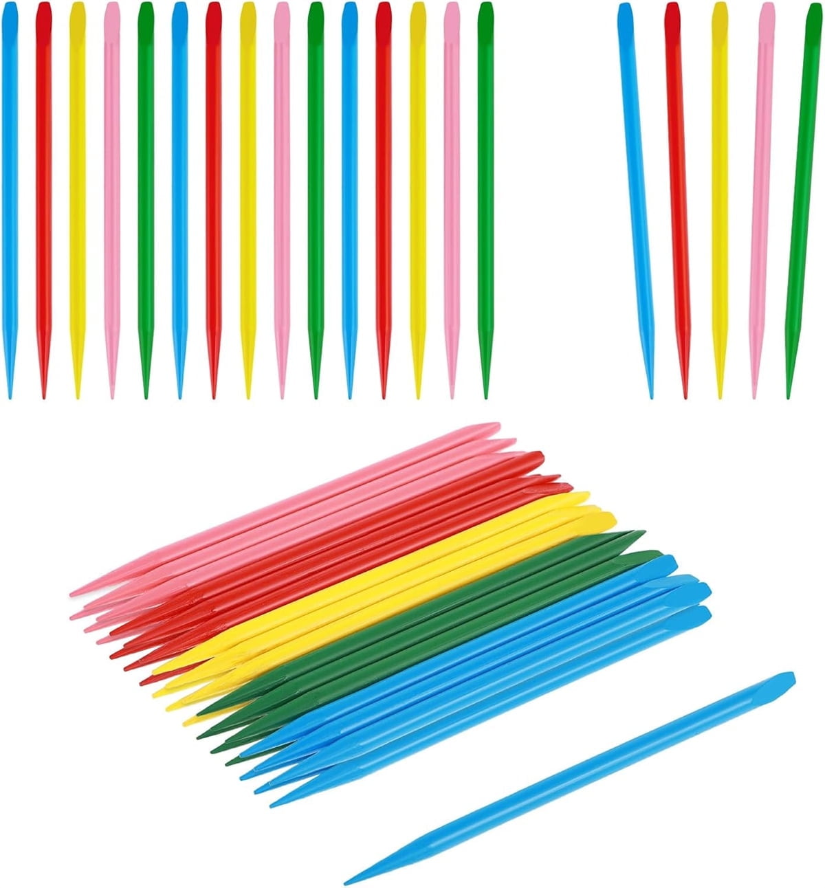 4.5 Inch Scratch Stylus Sticks 100 Pcs,Colorful Stylus for Art,Wooden ...