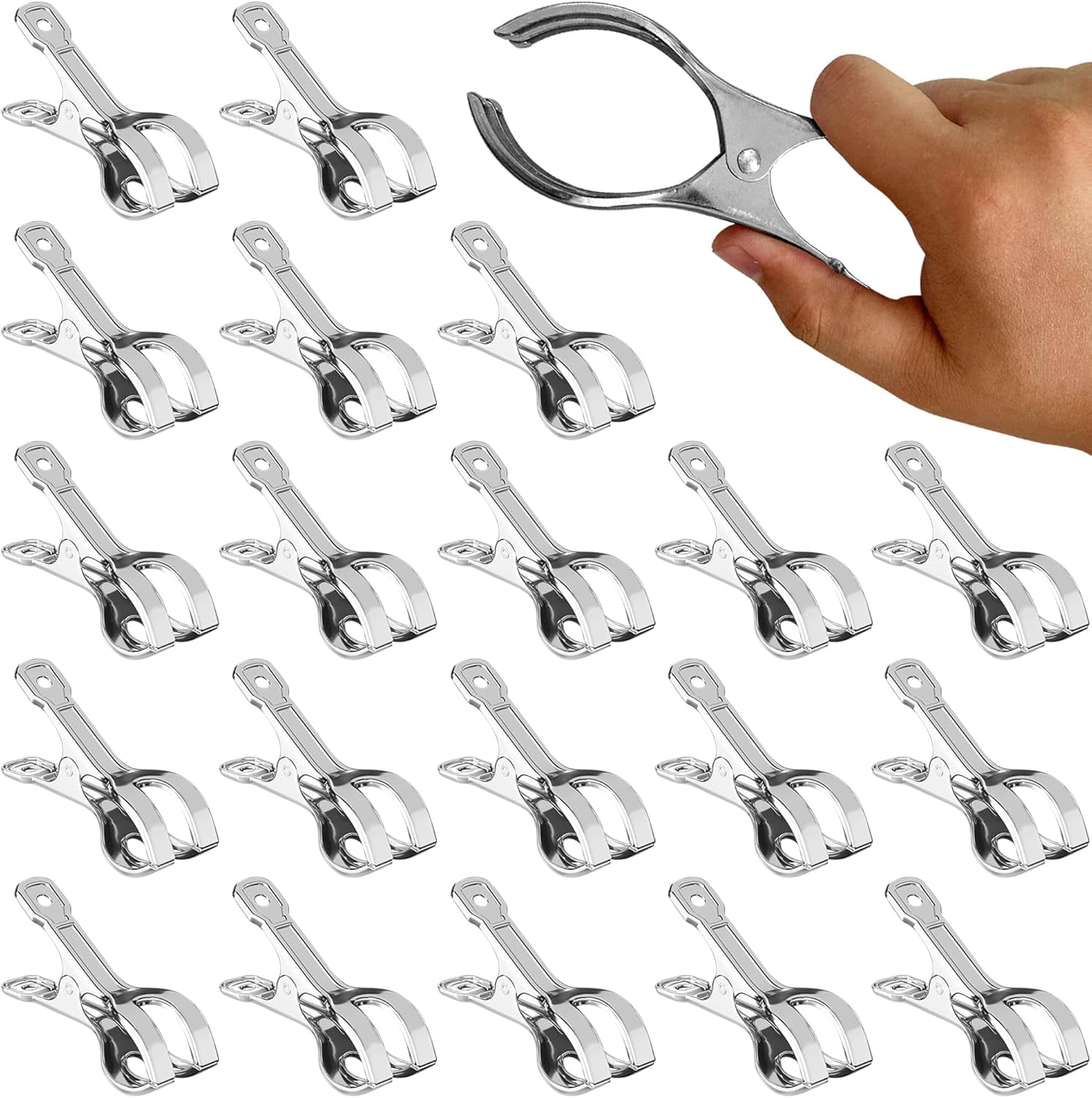 4.5 Inch Stainless Steel Swimming Pool Cover Clips for Above Ground ...