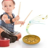 4.5 Inch Steel Tongue Drum - 8 Notes Handpan for Outdoor, Meditation ...