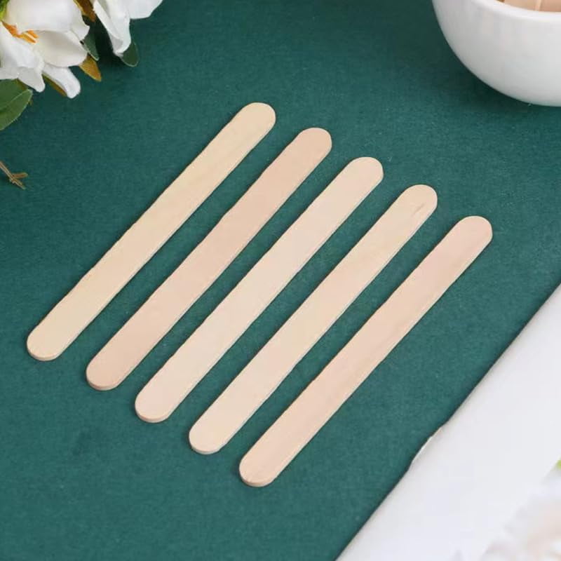 4.5 Inch Wooden Popsicle Sticks for Crafts, 1000pcs Premium Popsicle ...