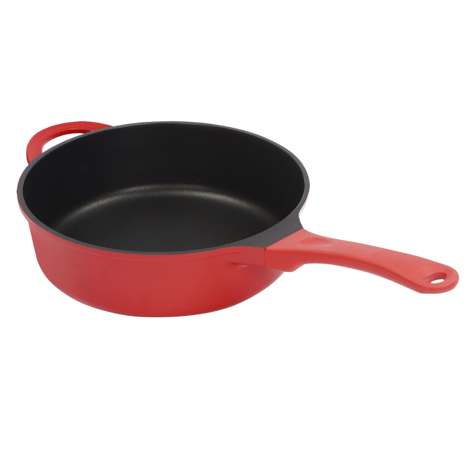 4.5 L/1.19 gal Deep Steak Pot Frying Pan Nonstick BBQ Skillet Round ...