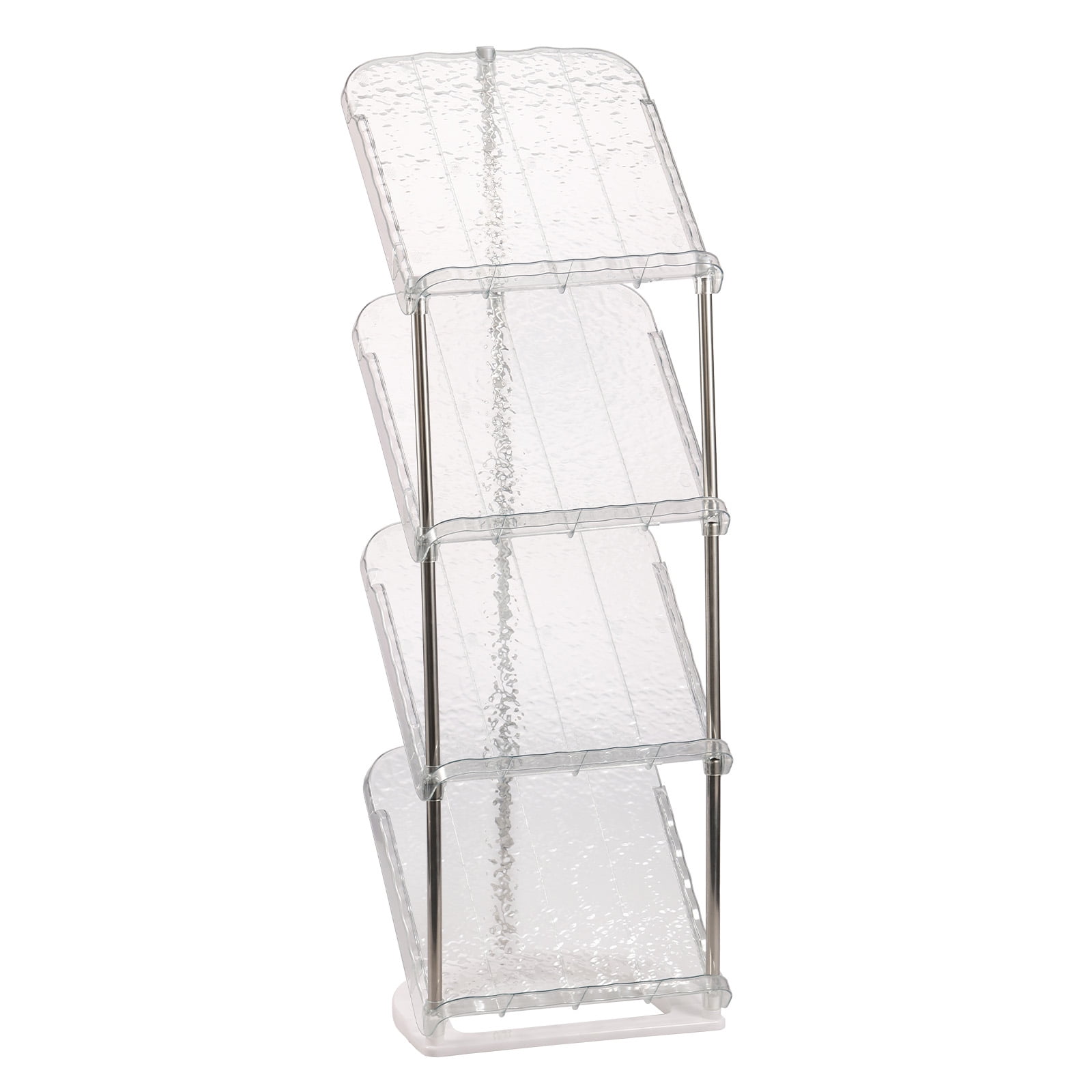 4 or 5 Layers Sloping Shoe Rack Narrow Shoe Shelf Vertical Shoe Stand ...