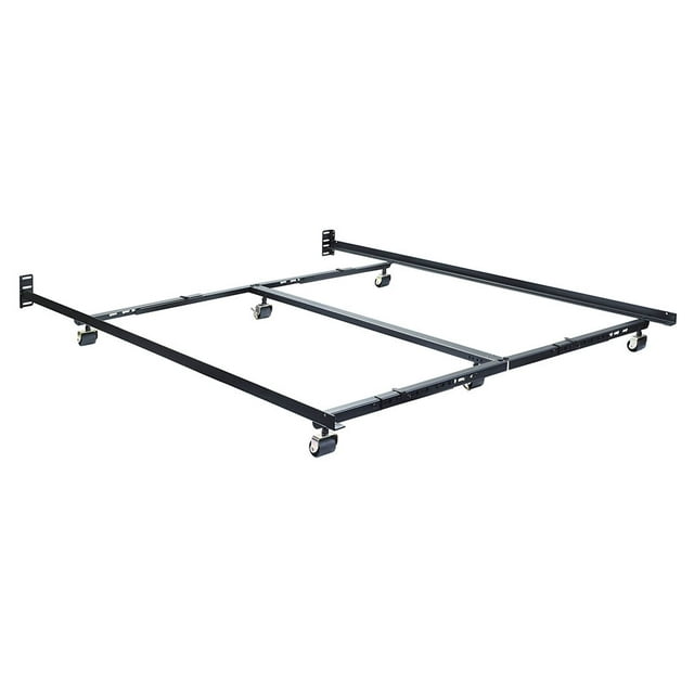 Premium Low Profile Lev-R-Lock Metal Bed Frame, Heavy-Duty Construction ...