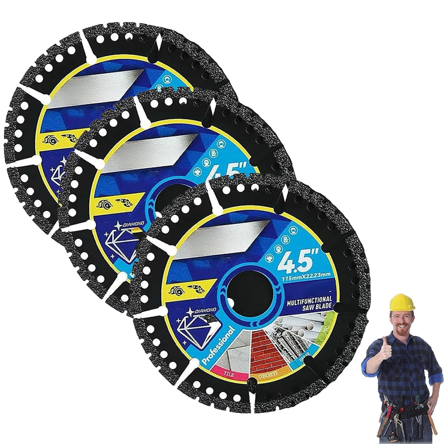 4.5" Multi-Material Diamond Blade - Zero Compromise, 2026 Max ...