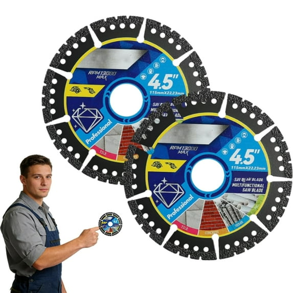 4.5" Multi-Material Diamond Blade - Zero Compromise, Max Durability ...