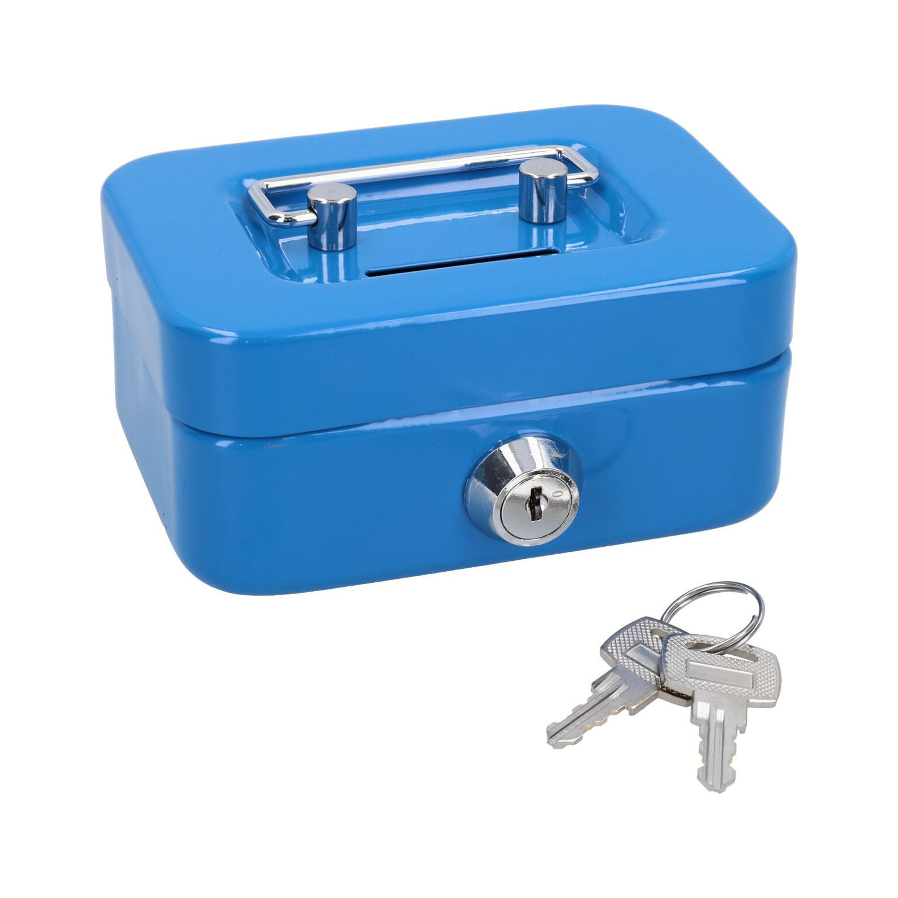 4.5” Petty Cash Box Money Coin Tin Deposit Security Kids Money Box 2 ...