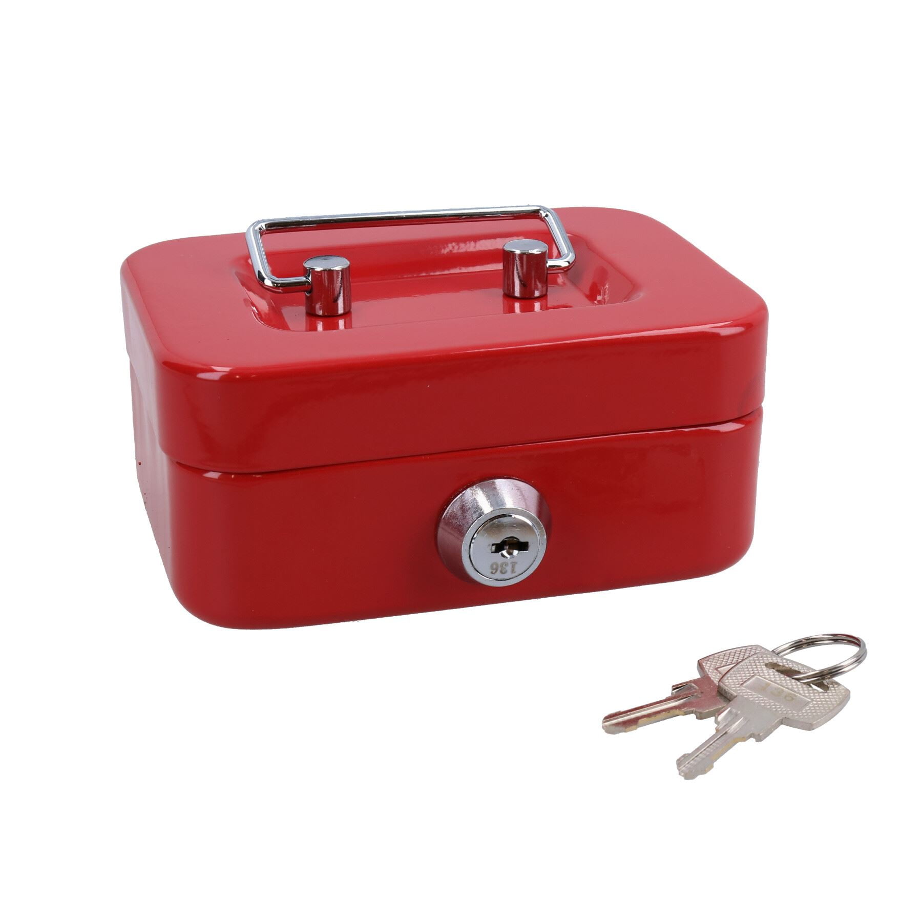 4.5” Petty Cash Box Money Coin Tin Deposit Security Kids Money Box 2 ...