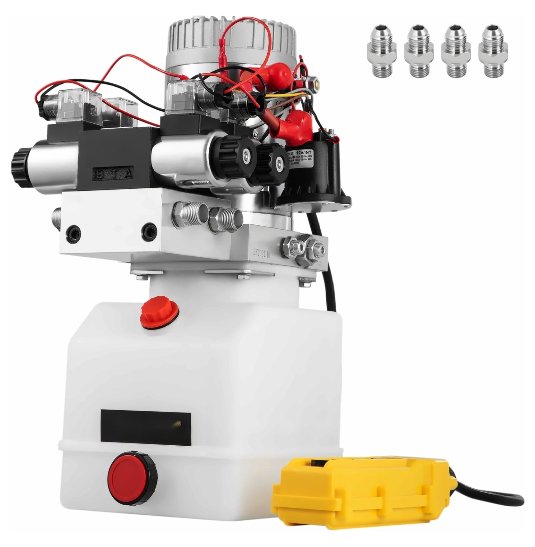4.5 Quart Double Acting Hydraulic Pump 12V DC Car Lift Power Unit ...