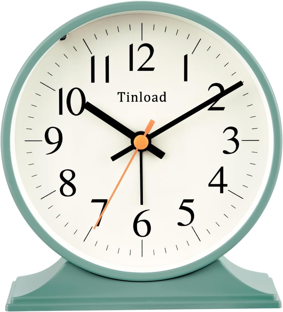 4.5"Retro Analog Alarm Clock,Vintage decor , Super Silent Non Ticking ...