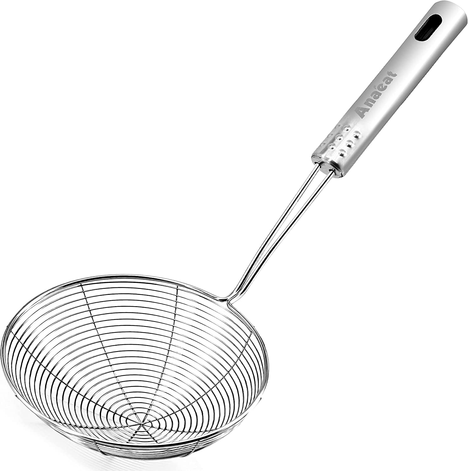 4.5" Stainless Steel Spider Skimmer, Professional Kitchen Pasta ...