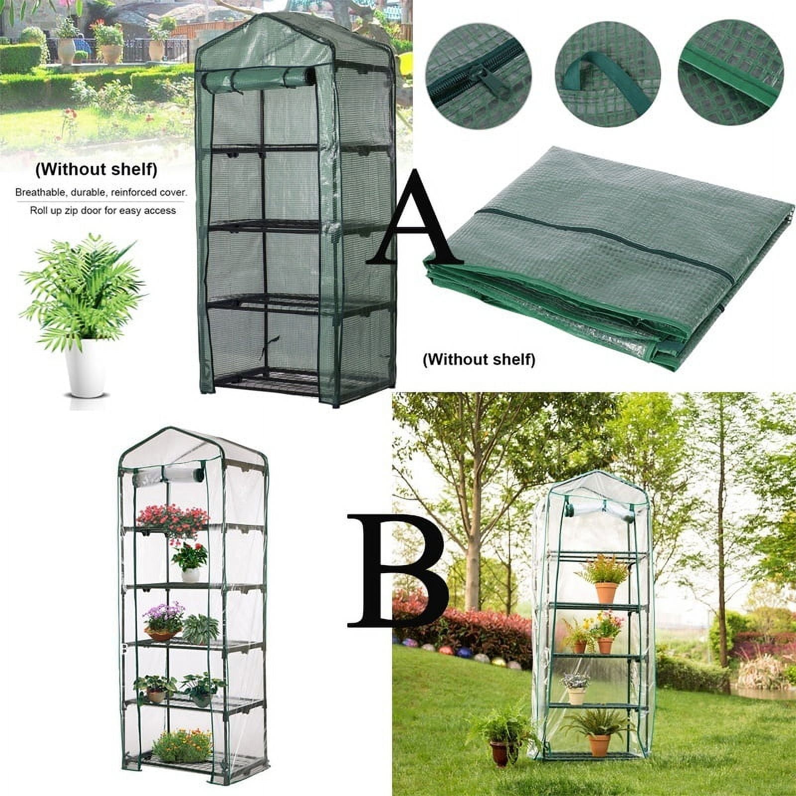 4/5 Tier Outdoor Plant Grow Cover Garden Green House PVC With ...