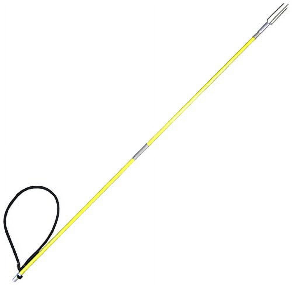 4.5' Travel Two Piece Spearfishing Fiber Glass Pole Spear w/ Lionfish ...