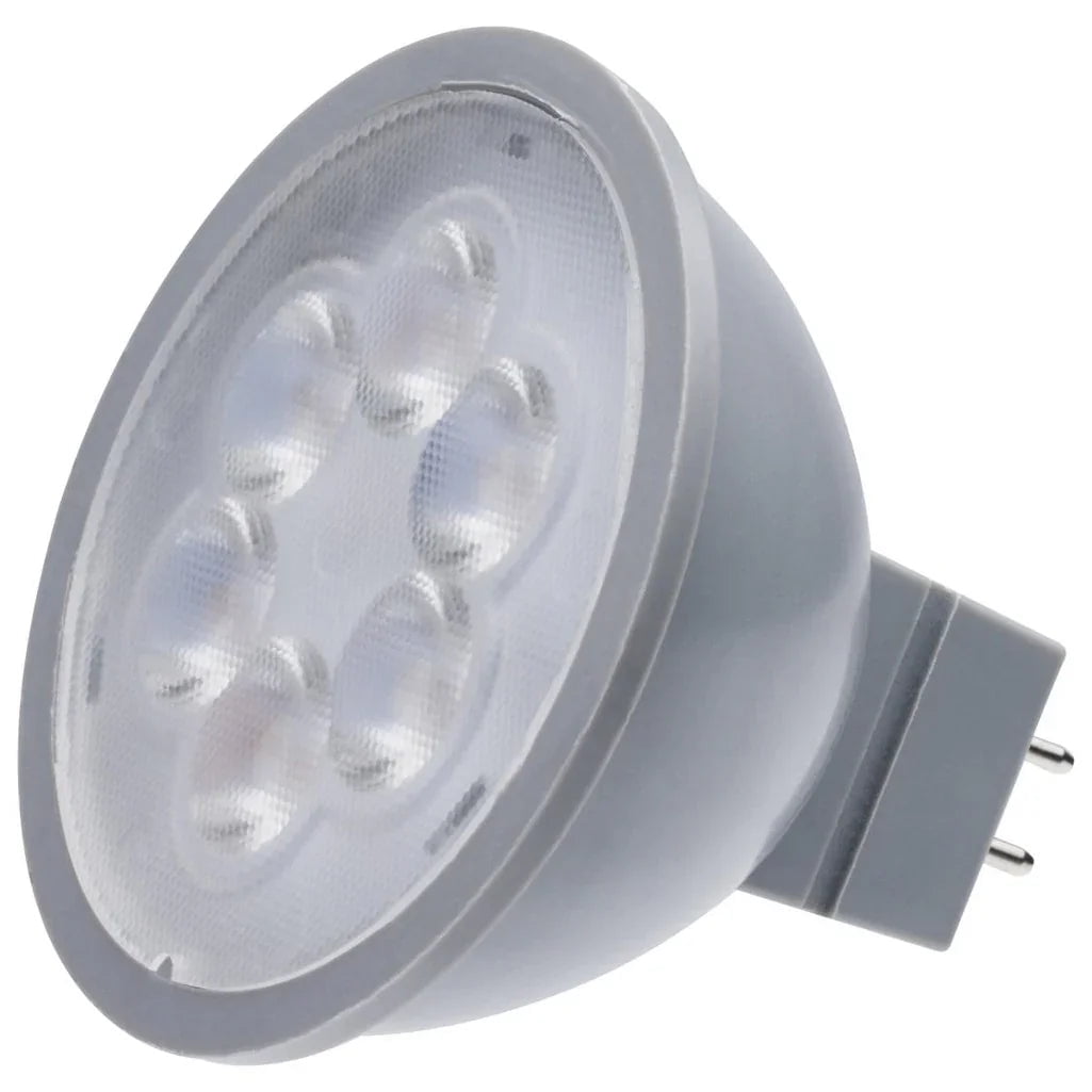 4.5 Watt MR16 LED - Silver Finish - 5000K - GU5.3 - 15 deg. Beam - 360 ...