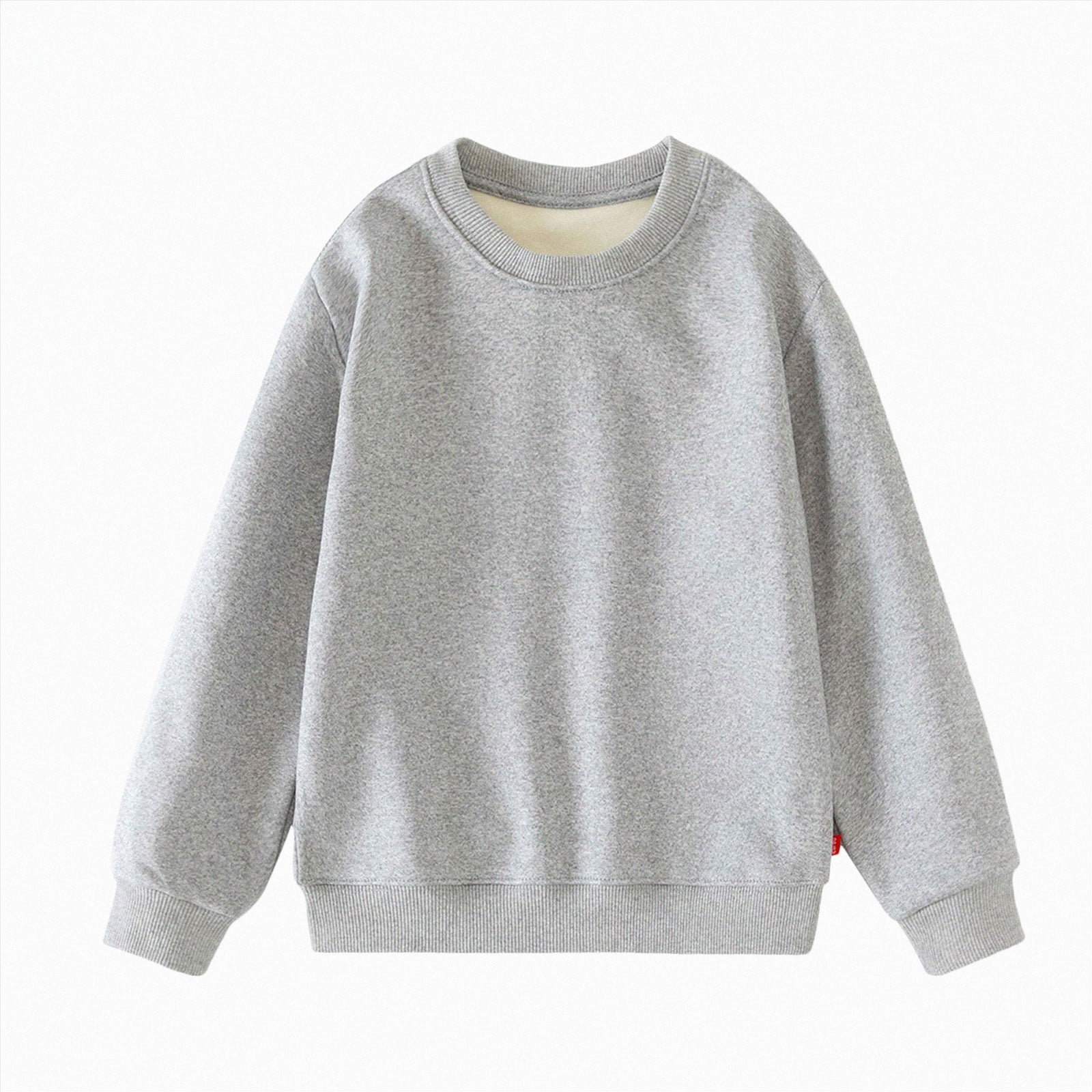 4-5 Years Toddler Boys Girls Sweatshirt Solid Long Sleeve Tops Fall ...