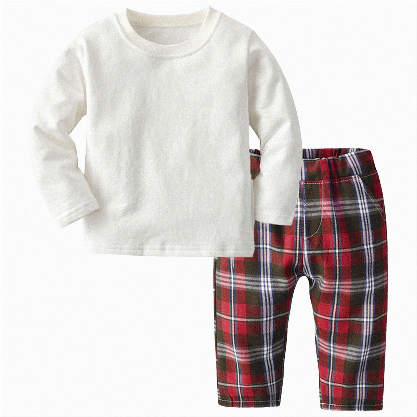 4-5 Years Toddler Casual Outfits Set Boys Long Sleeve Winter Sets Set ...