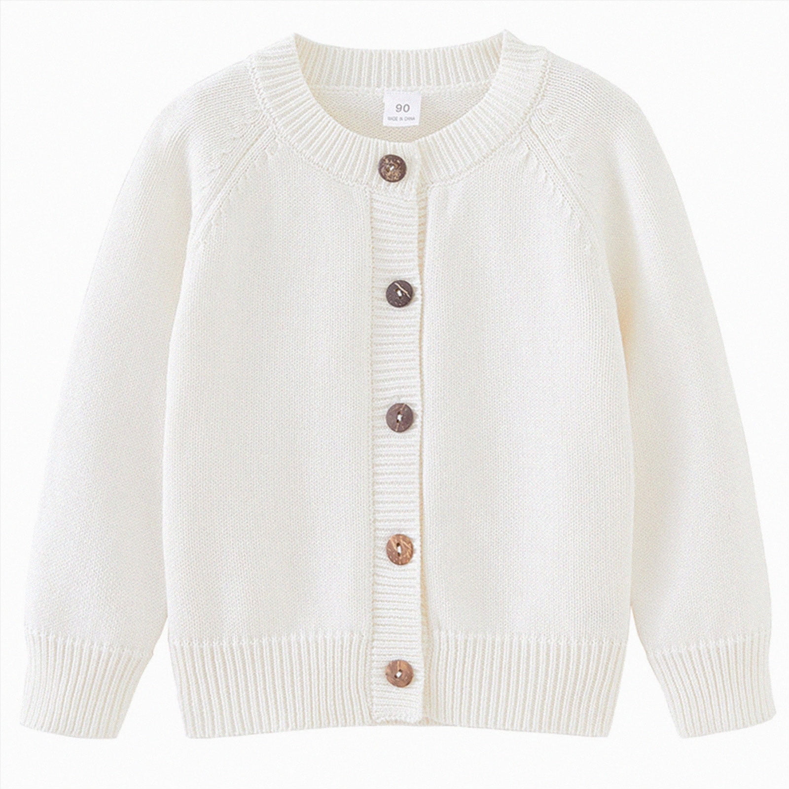 4-5 Years Toddler Girls Long Sleeve Cardigan Kids Button Closure ...