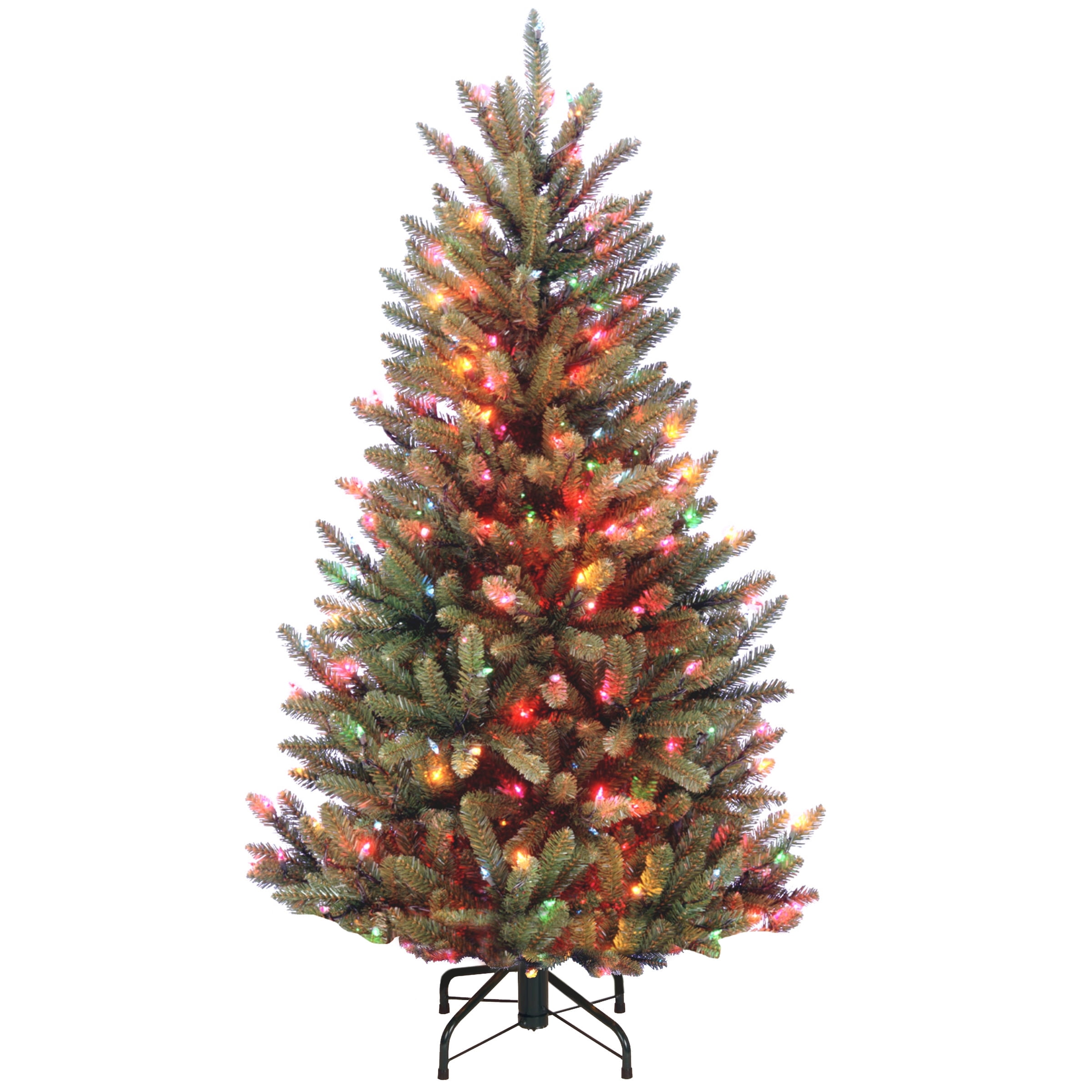 National Tree Company 4.5 ft. Natural Fraser Slim Fir Tree with ...