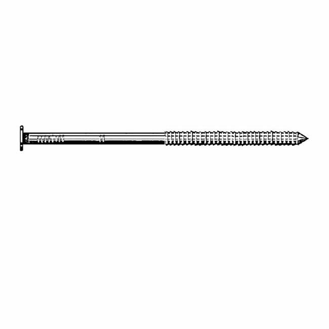 4.5 in. 50 lbs 30D Pole Barn Heat Treated Flat Head Steel Nail ...