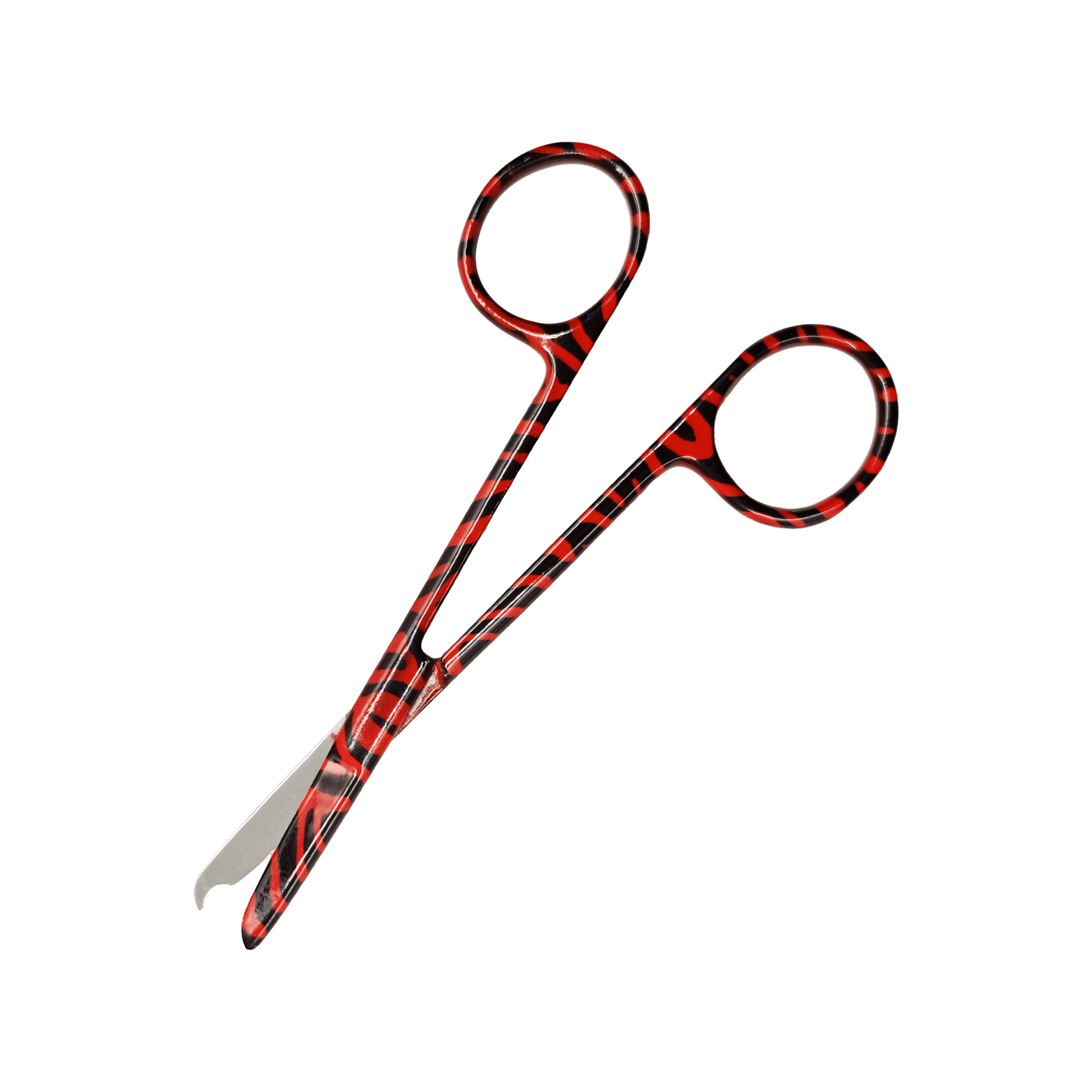 4.5 in. Cynamed Suture Stitch Scissors with Zebra Red - Walmart.com