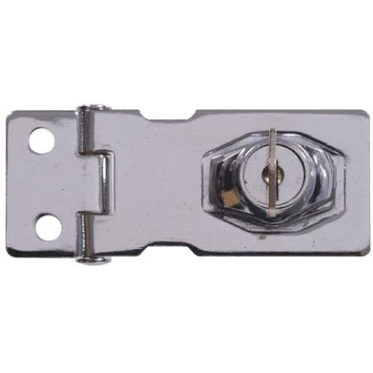 4.5 in. Gate Keyed Safety Hasp, Chrome - Walmart.com