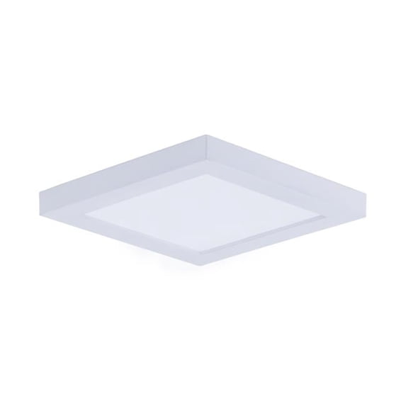 4.5 in. Wafer LED Square Wall Flush Mount, White - Walmart.com