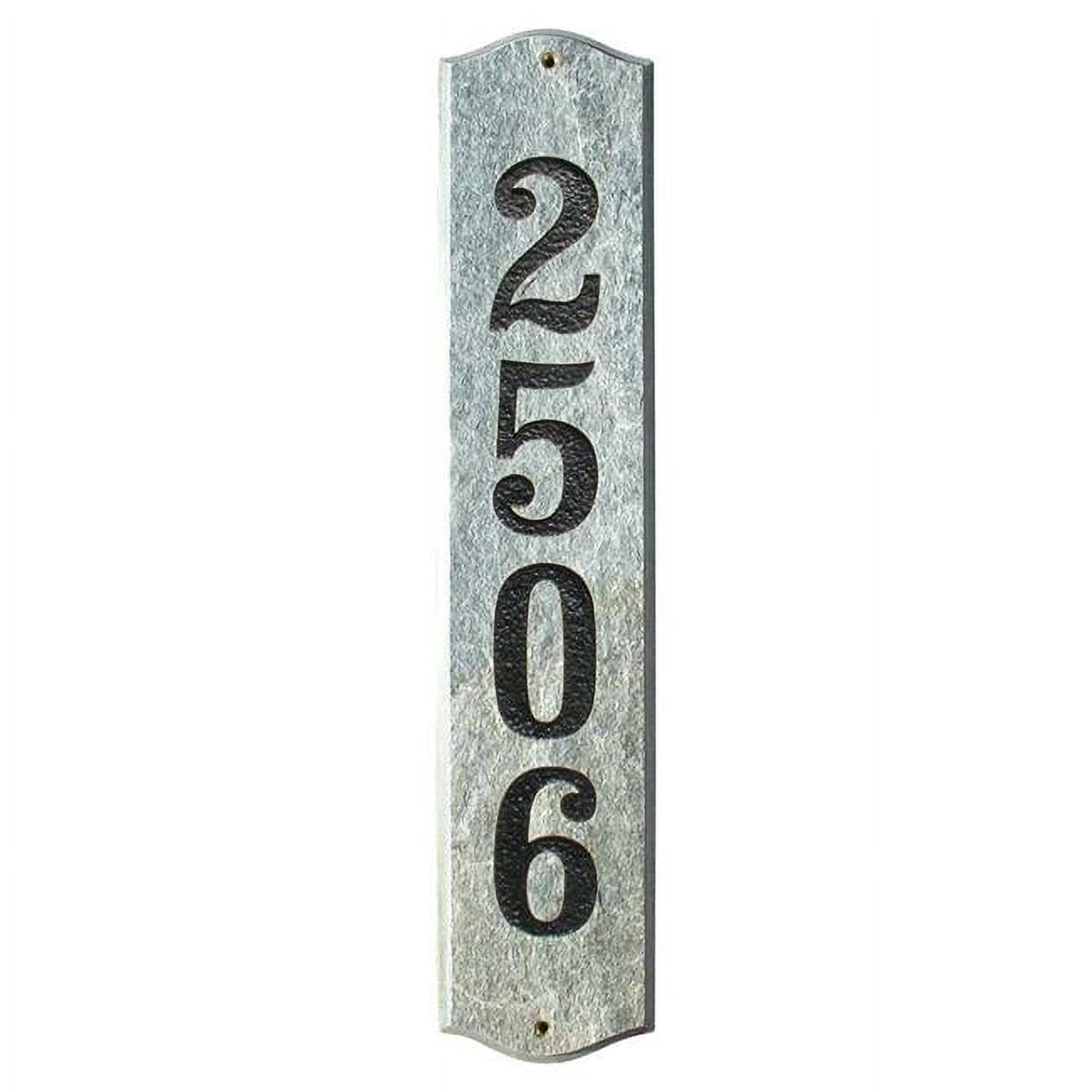 4.5 in. Wexford Vertical Quartzite Stone Color Solid Granite Address ...