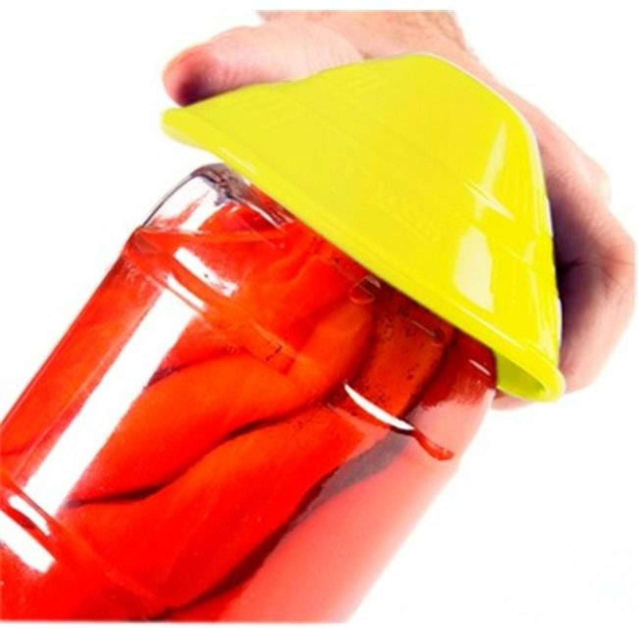 4.5 in. dia. Dycem Non-Slip Cone-Shaped Jar Opener, Yellow - Walmart.com